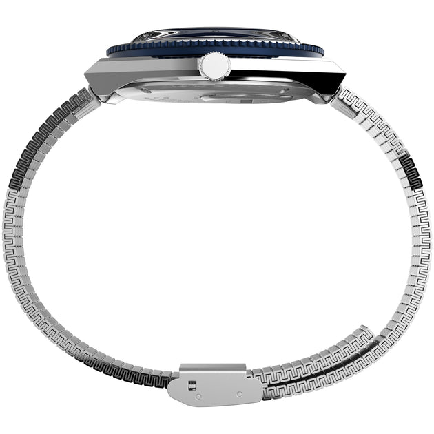 Timex Q Reissue 38mm Blue SS | Watches.com