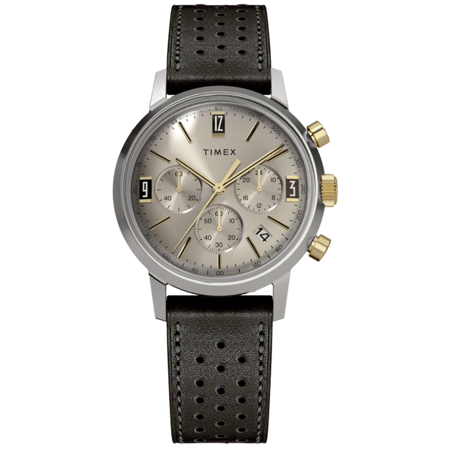 Timex Marlin Tachymeter Chronograph 40mm Gold | Watches.com