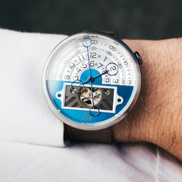 Xeric Halograph II Automatic Blue Brown Limited Edition | Watches.com