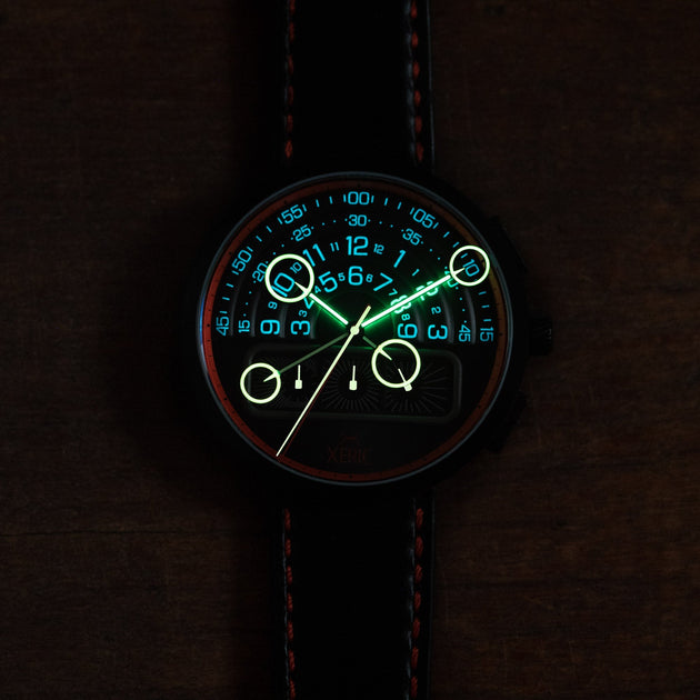 Xeric Halograph II Chrono Matte Demon | Xeric.com – Watches.com