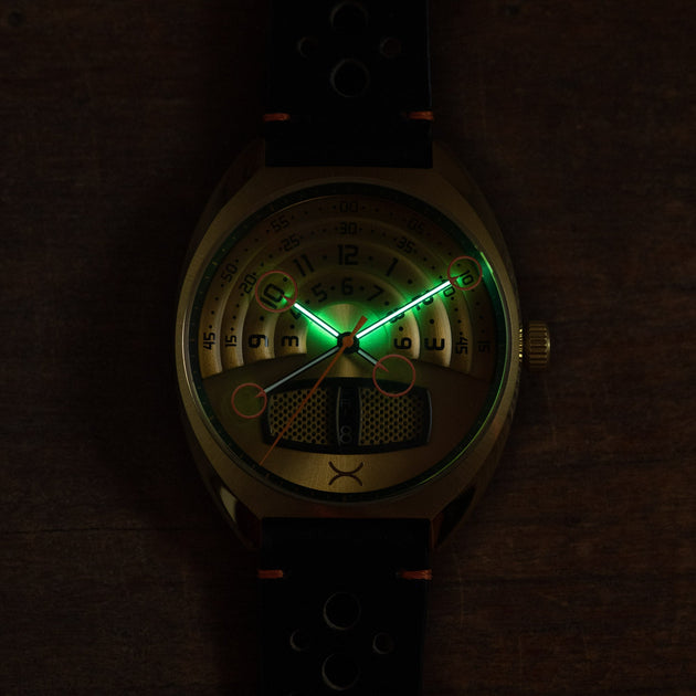 Xeric Halograph III Automatic Vintage Gold | Xeric.com – Watches.com