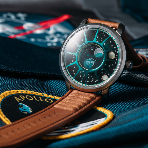 Xeric NASA Apollo 15 American Moonphase Quasar | Watches.com