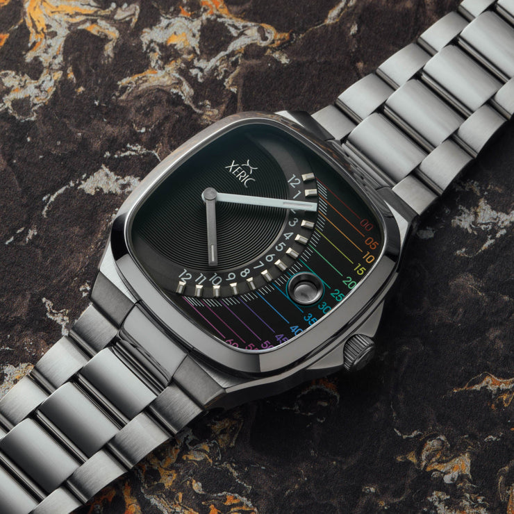 Timeline Retrograde Automatic Prism | Xeric.com – Watches.com