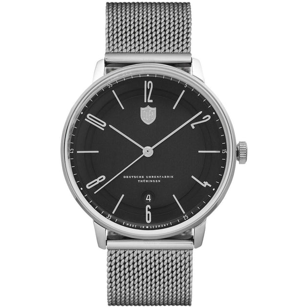 DuFa Bayer Swiss Automatic Silver Black | Watches.com